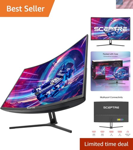32-Inch Curved LED Gaming Monitor - Overdrive 240Hz & Eye Comfort ...