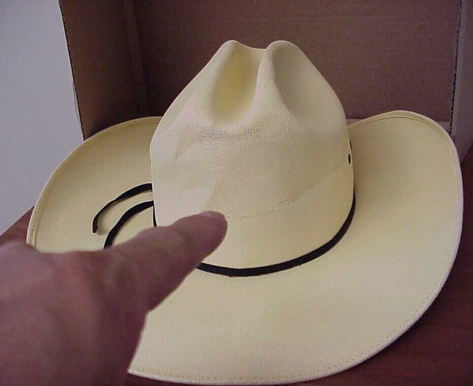 DPC WESTERN COWBOY WESTERN STRAW CANVAS HAT S 8 XXXX XXXX DPC WESTERN ...