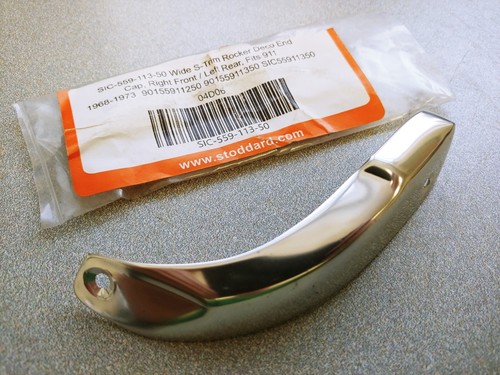 BRAND NEW GENUINE STODDARD PORSCHE 911 912 RF LR BRIGHT ROCKER PANEL ...