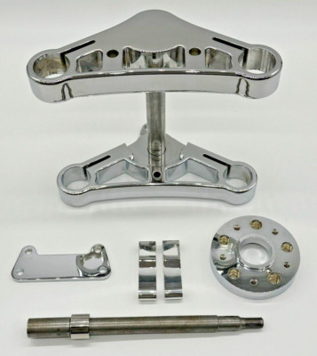 88-99 Harley FXR Sportster Dyna 39MM Mid-Glide Chrome Triple Tree Kit ...