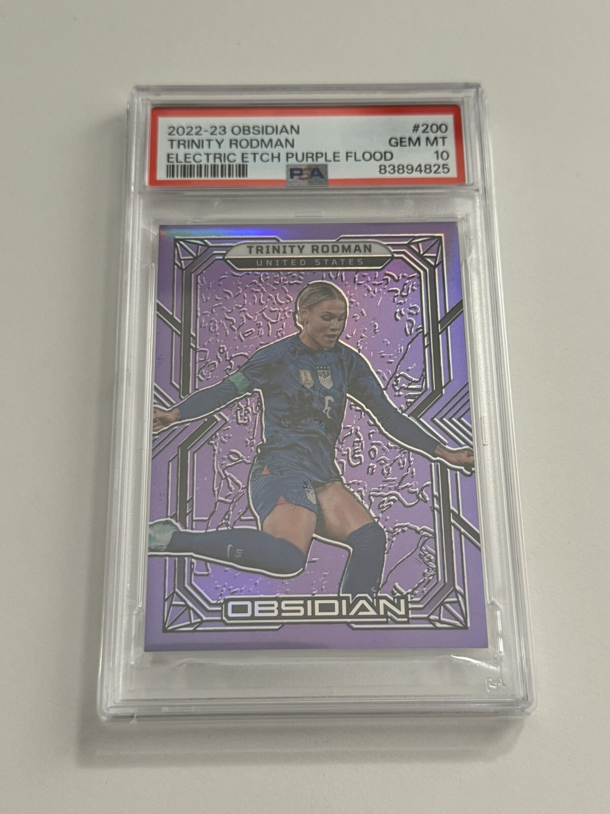 2022-23 Obsidian Trinity Rodman #200 Purple Flood PSA 10 Pop 1 22/25 | eBay