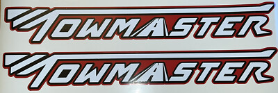 TowMaster Trailers Replacement 24” Logo DECAL Stickers - SET 2 - Color ...