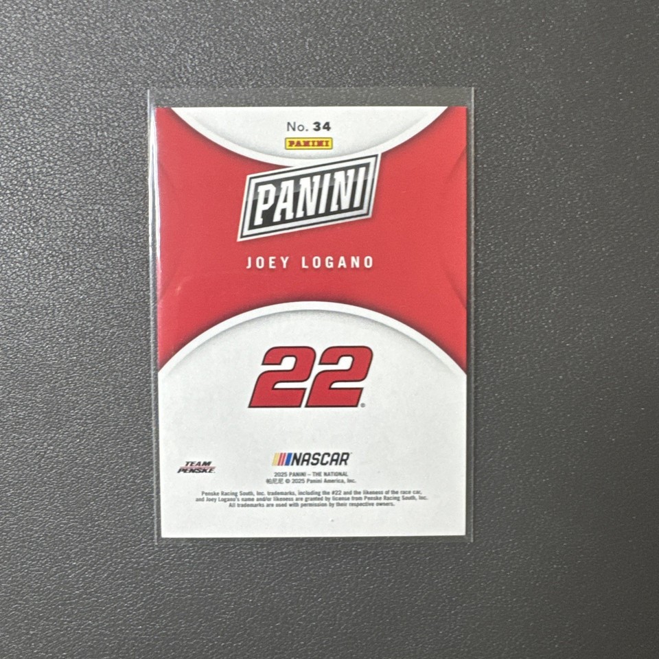 2025 Panini NSCC - Joey Logano /50 Blue Parallel | eBay