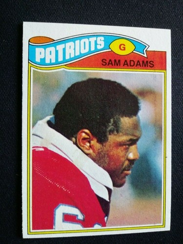 1977 Topps Football Card # 14 Sam Adams - New England Patriots | eBay