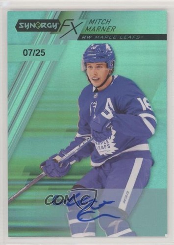2020-21 Upper Deck Synergy FX Tier 2 Green /25 Mitch Marner #FX-7 Auto ...