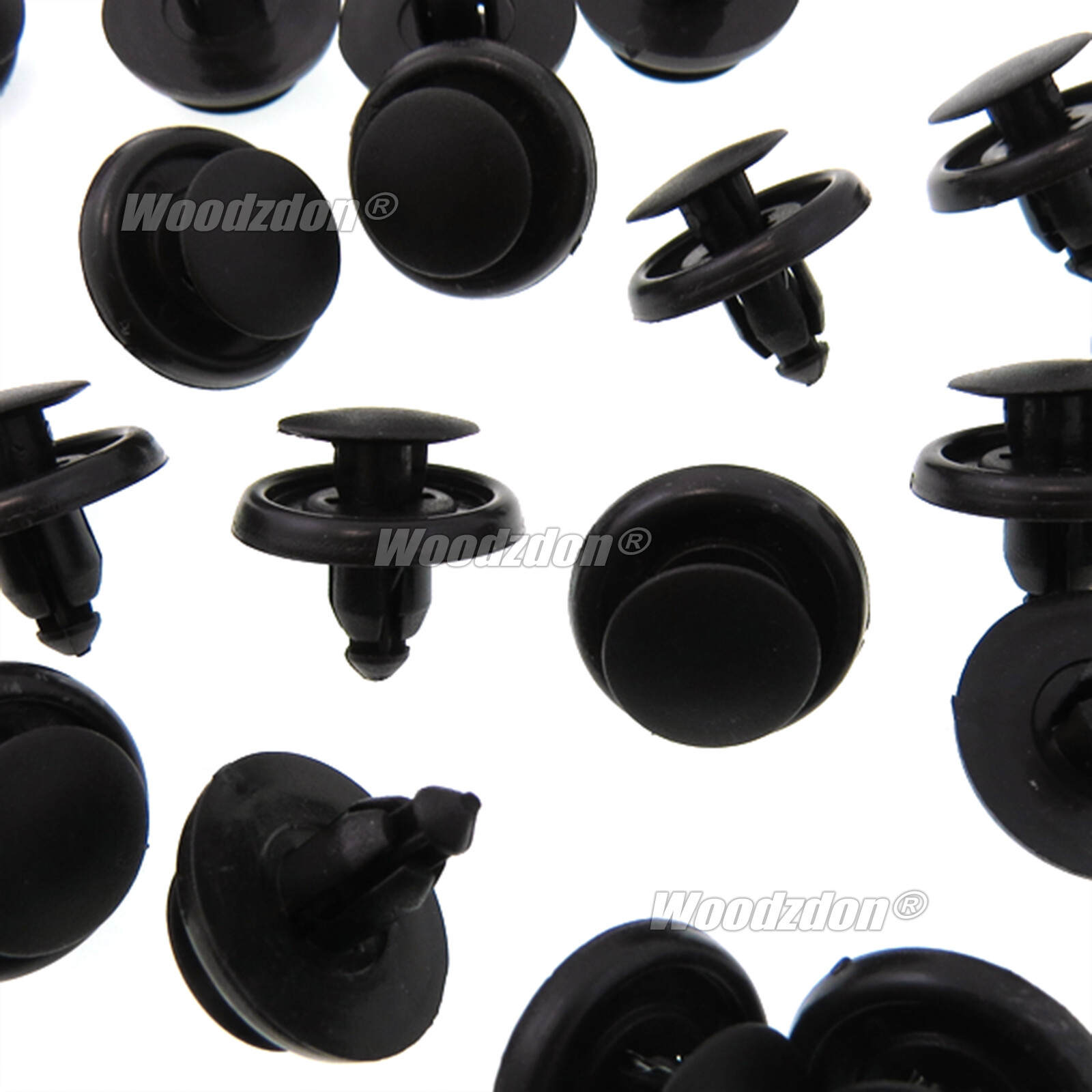 100pcs Fender Liner Clip Hood Bumper Retainer Fit 7mm Hole For Toyota ...