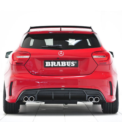 MERCEDES W176 A CLASS BRABUS BOOT SPOILER WING REAR TRUNK BOOT LIP ...