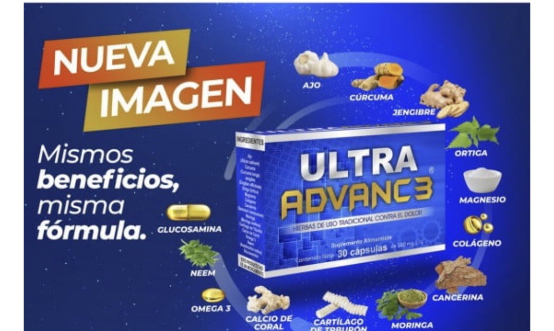3 PACK Ultra Advance 3 - Ultra Advanc3 Herbs of Traditional Jenjibre ...