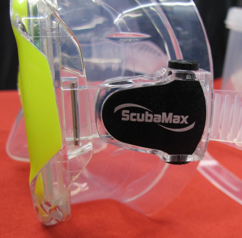 Scuba Max Mask scuba diving equipment snorkel gear ABACO bigger face ...