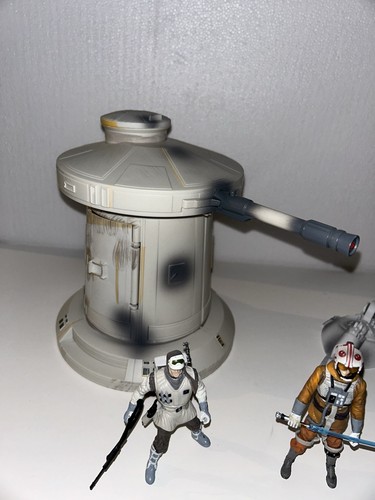 Star Wars 30th Anniversary Battle of Hoth LASER TURRET & AT-ST Target ...