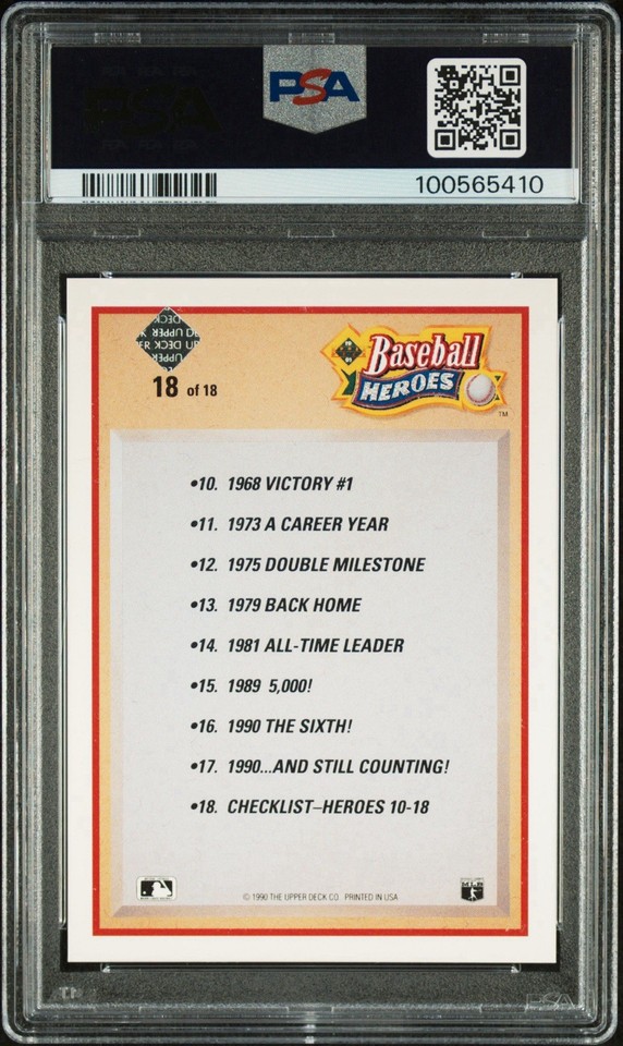 1991 Upper Deck Nolan Ryan Heroes Autograph PSA 9 /PSA 10 Auto #/2500 BOLD Auto | eBay