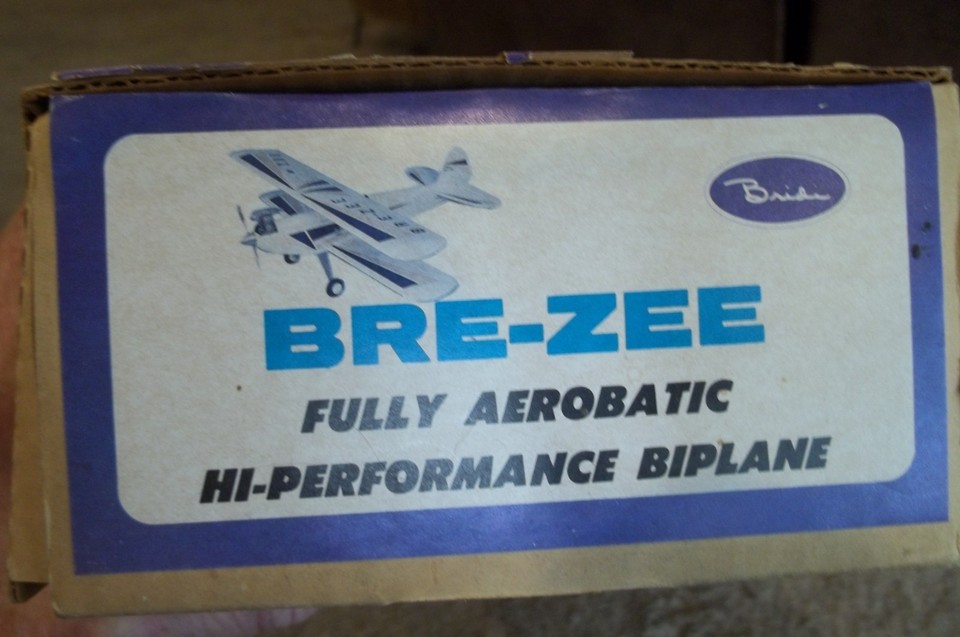 Vintage RC airplane. Bridi Bre-Zee kit. factory sealed see pics rare ...