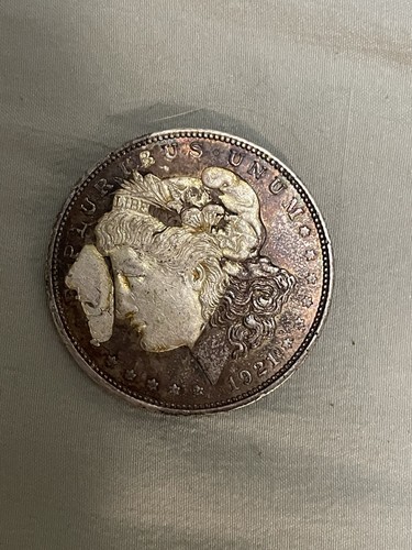 1921 D Denver Morgan Silver Dollar Good Condition. Some Patina | eBay