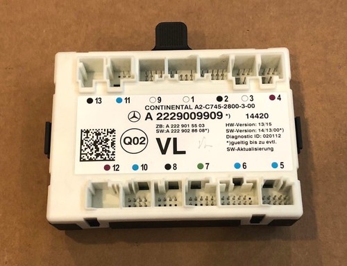 MERCEDES BENZ CONTROL UNIT, PART# 2229009909, 2229015503, 2229028608 ...