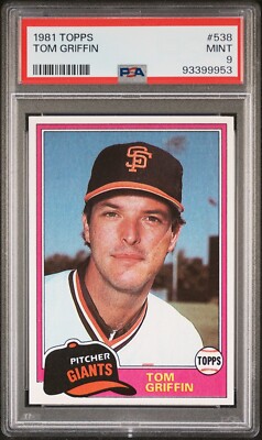 1981 Topps #538 Tom Griffin - PSA 9 | eBay