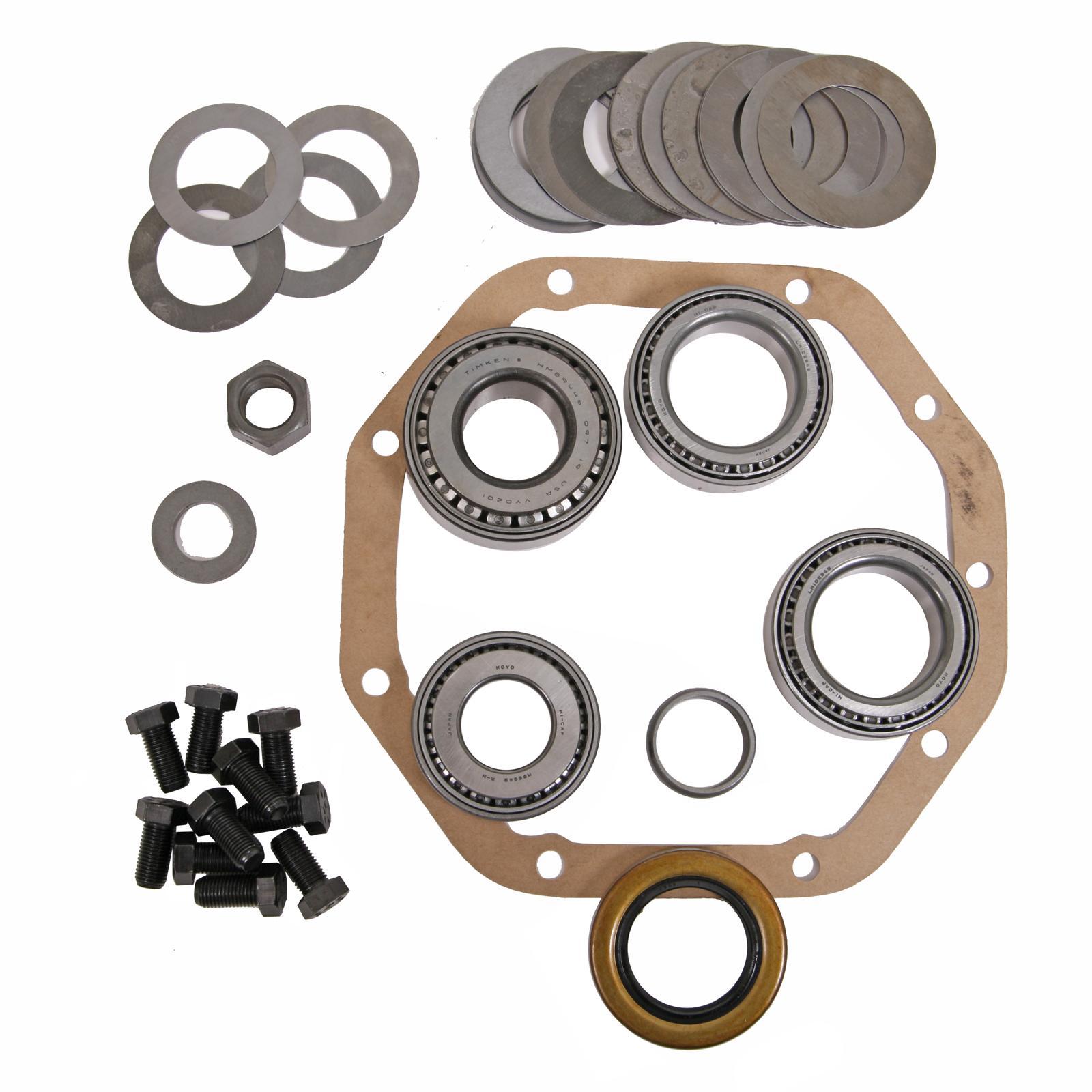 87-91 Trans Am Rear End Diff Axle Bearing Rebuild Kit BW 18/19R 9-Bolt ...