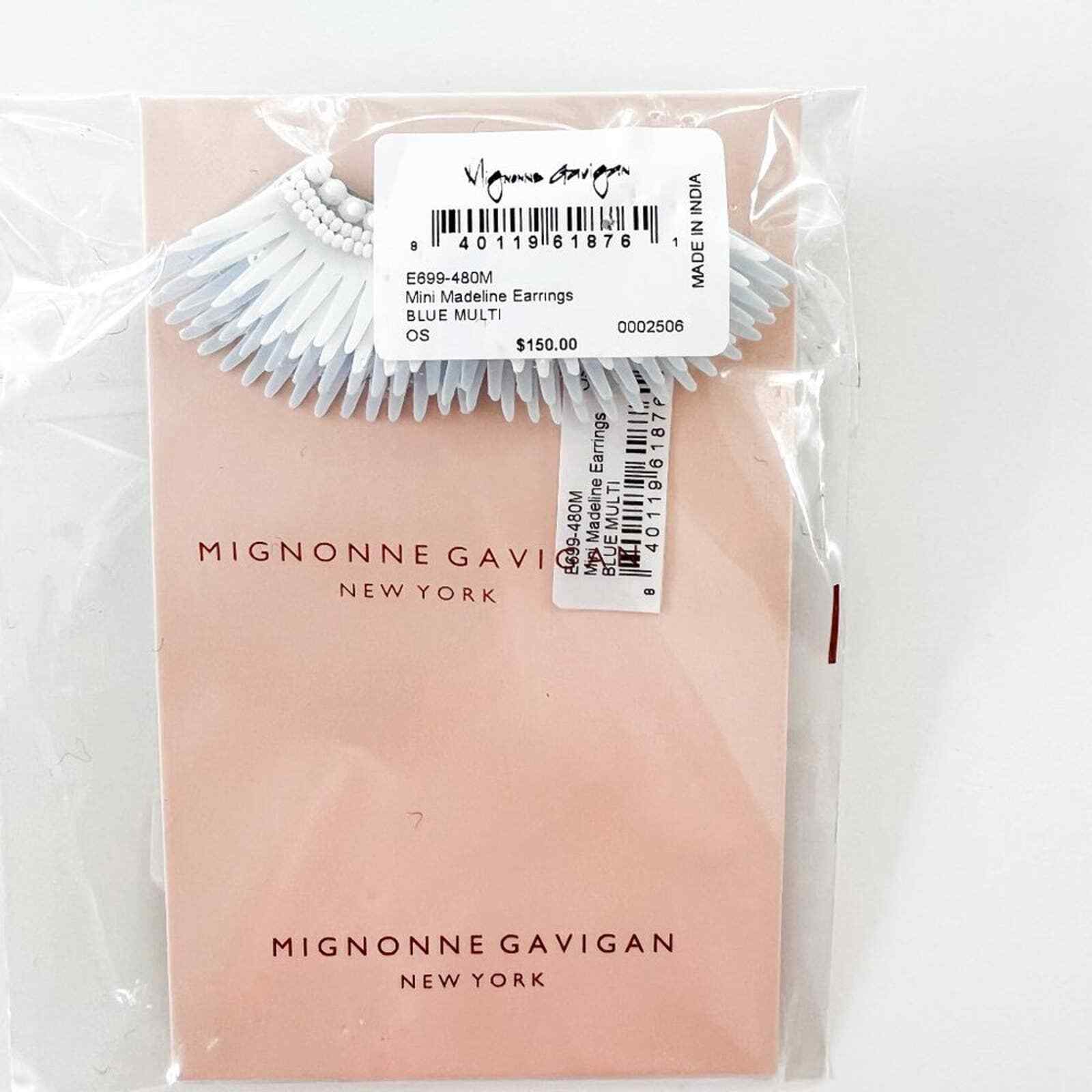 NWT Mignonne Gavigan Mini Madeline Earrings Blue | eBay