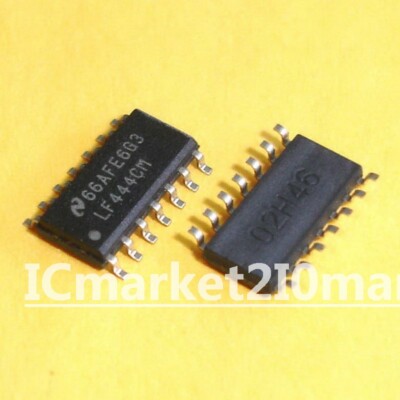 10 PCS LF444CM SOP-14 LF444 Quad Low Power JFET Input Operational ...