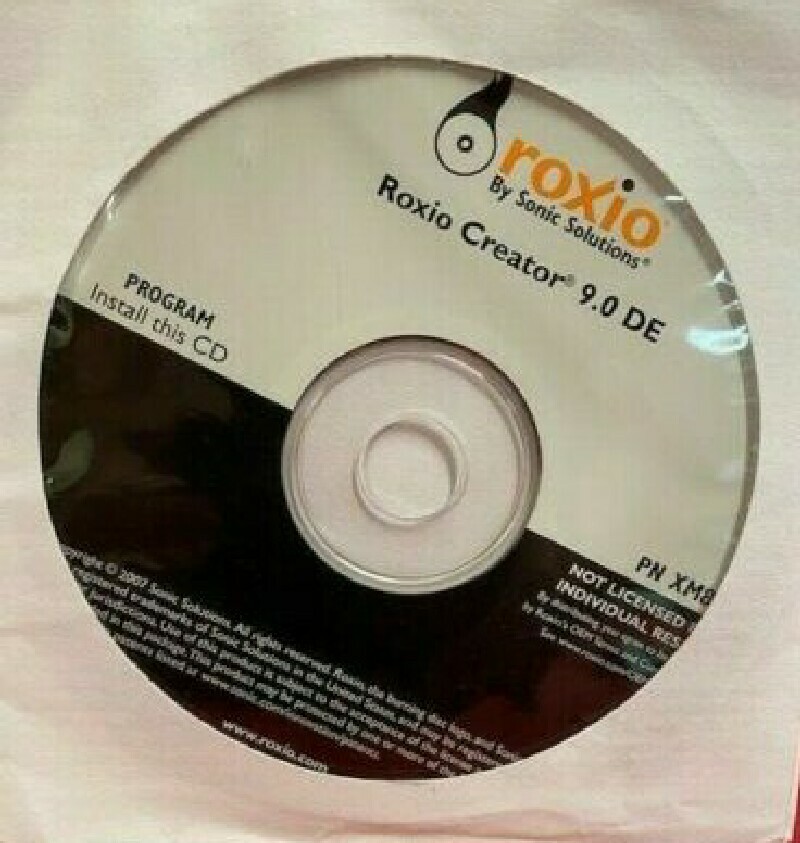 Roxio Creator 9.0 De - Win XP Win 7 Win Vista Win 10 ( ) for sale ...