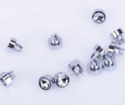 20 x Chrome Silver Plastic Wheel Rivets Nuts Rim Lip Replacement Alloy ...