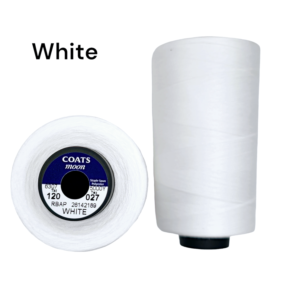 Coats Moon Tkt-120 Overlocking Thread Sewing Machine Thread 5000 Yard ...