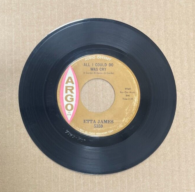 ETTA JAMES ARGO RECORDS 45 GIRL OF MY DREAMS/ALL I COULD DO WAS CRY 5359 | eBay