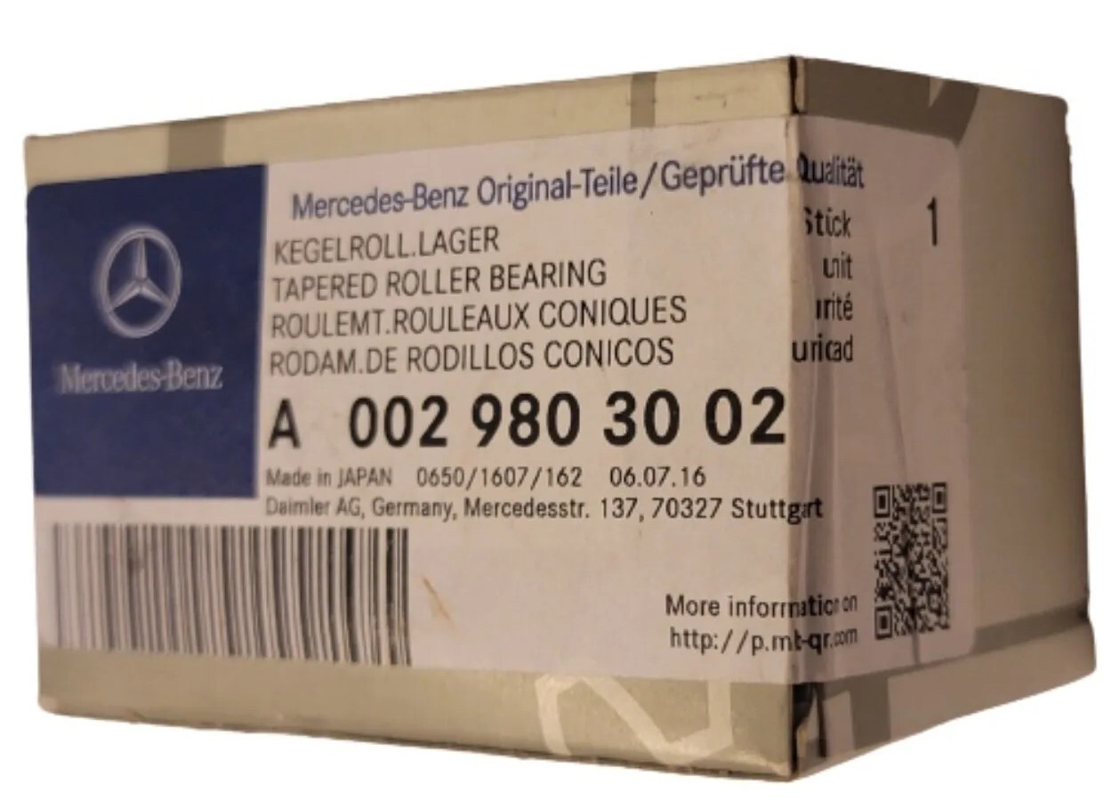 Mercedes-Benz Tapered Roller Bearing A0029803002 Original OEM New in ...