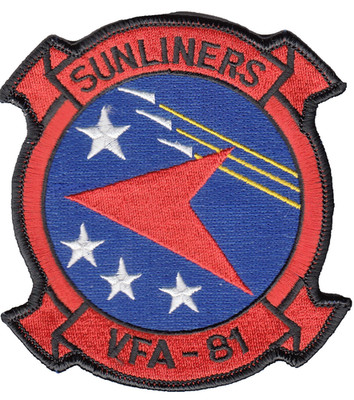 VFA-81 SUNLINERS CHEST PATCH | eBay