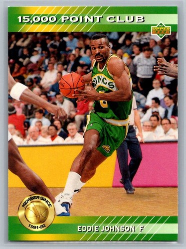 1992-93 Upper Deck #PC15 Eddie Johnson 15000-Point Club | eBay