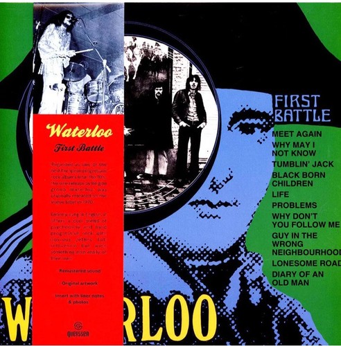 Waterloo First Battle Black Vinyl Edition 1970 EU Reissue New Sealed ...