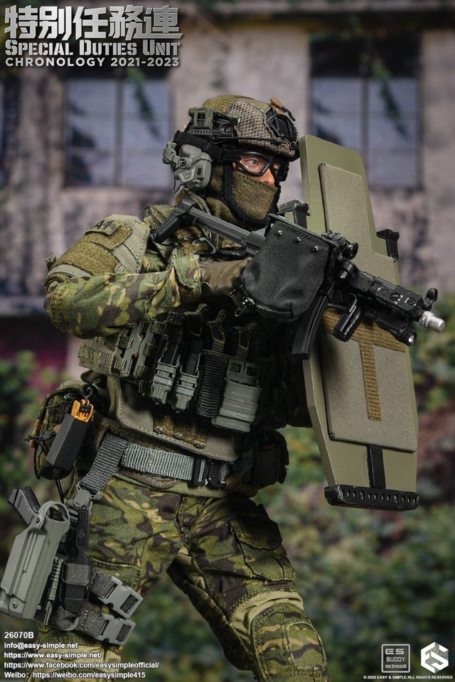 1:6 Easy & Simple SDU Assault Team Version B Radio w/ Headset for 12 ...