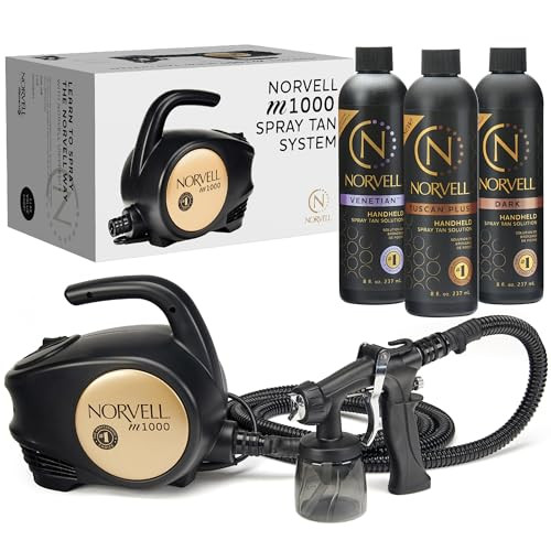 Norvell Sunless Kit - M1000 Mobile HVLP Spray Tan Airbrush M | eBay