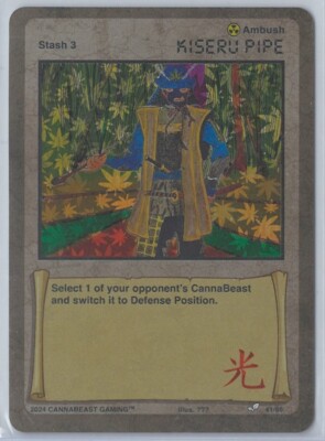 CannaBeast Hikari TCG Kiseru Pipe Holo Card #41/86 CCG Pack Fresh ...
