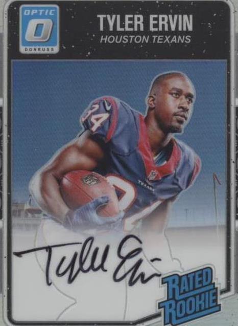 2016 Donruss Optic - Rated Rookie Tyler Ervin #198 Holo Signatures /99 ...