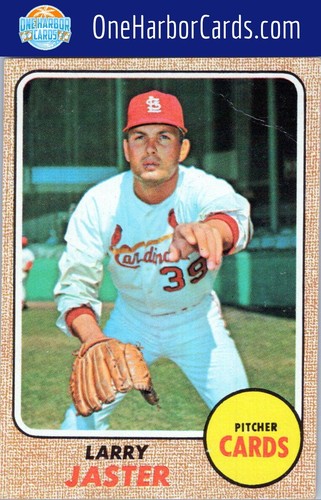 1968 Topps St. Louis Cardinals #117 Larry Jaster | eBay
