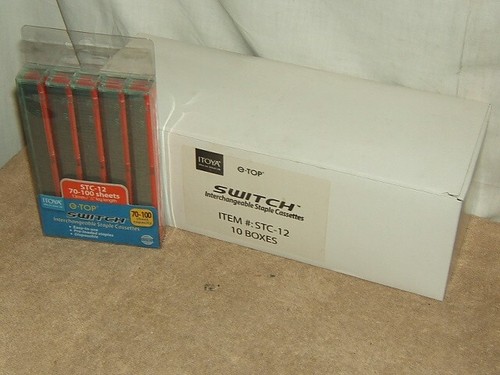 New ~ Itoya e-Top Switch Interchangeable Staple Cassettes STC-12 ~ 10 ...