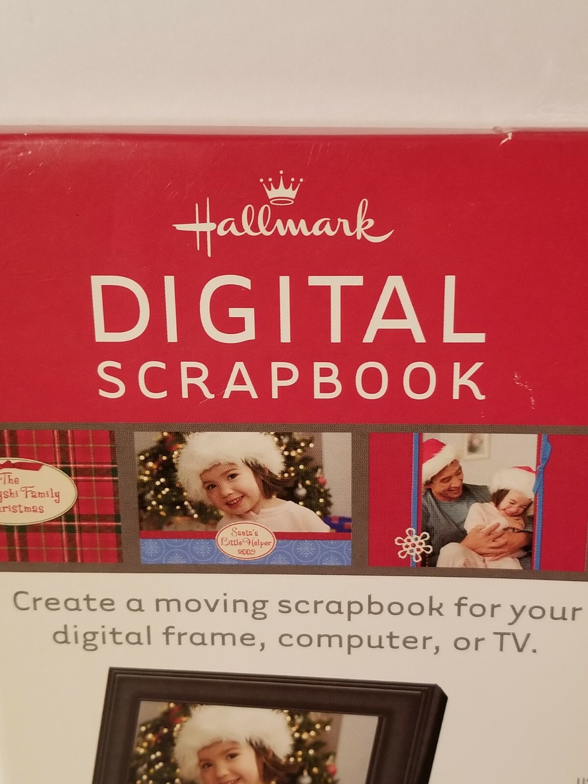 Hallmark Digital Scrapbook Holiday USB Drive Design with Photos Words ...