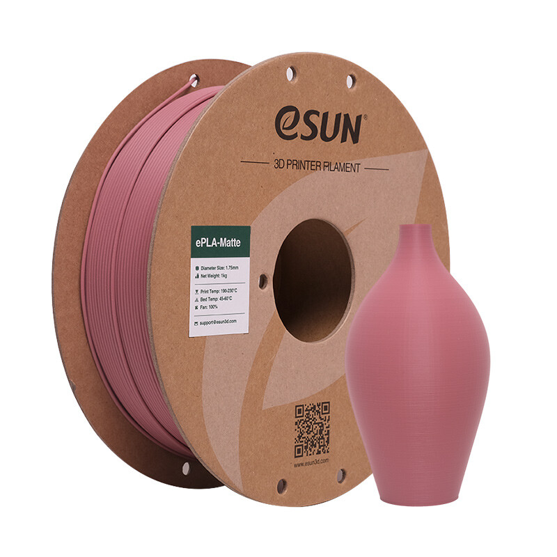 eSUN New Updated Matte PLA Filament Paper Reel 1.75mm 1KG for 3D ...