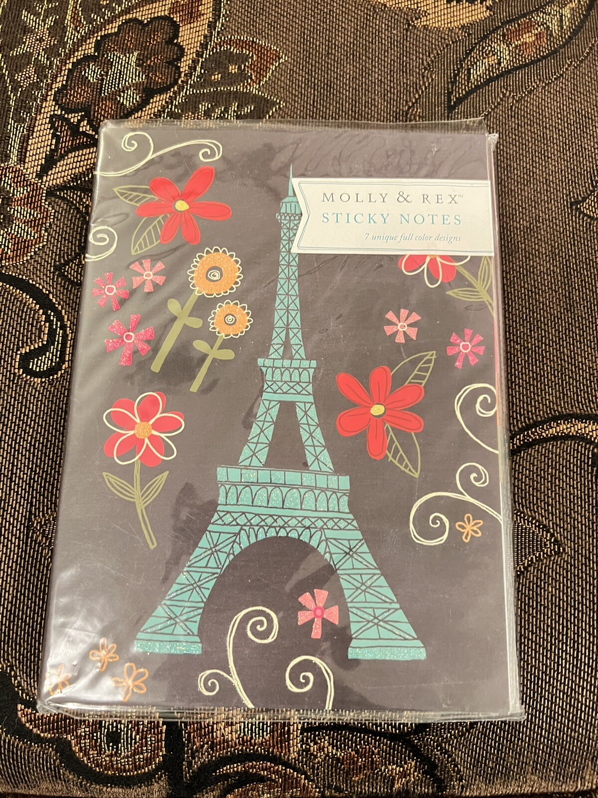 MOLLY & REX STICKY NOTES 7 STYLES NEW STATIONARY EIFFEL TOWER PARIS NEW ...