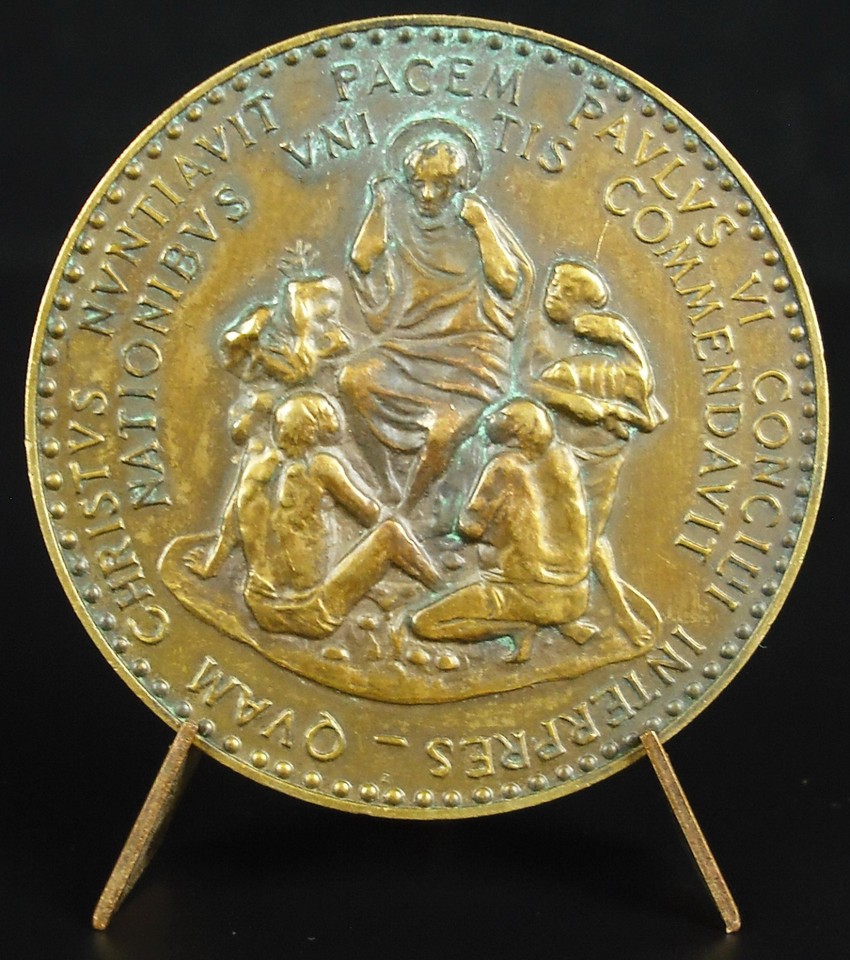 Medal Pope Paul VI Year IV Papal Minguzzi Nationibus | eBay