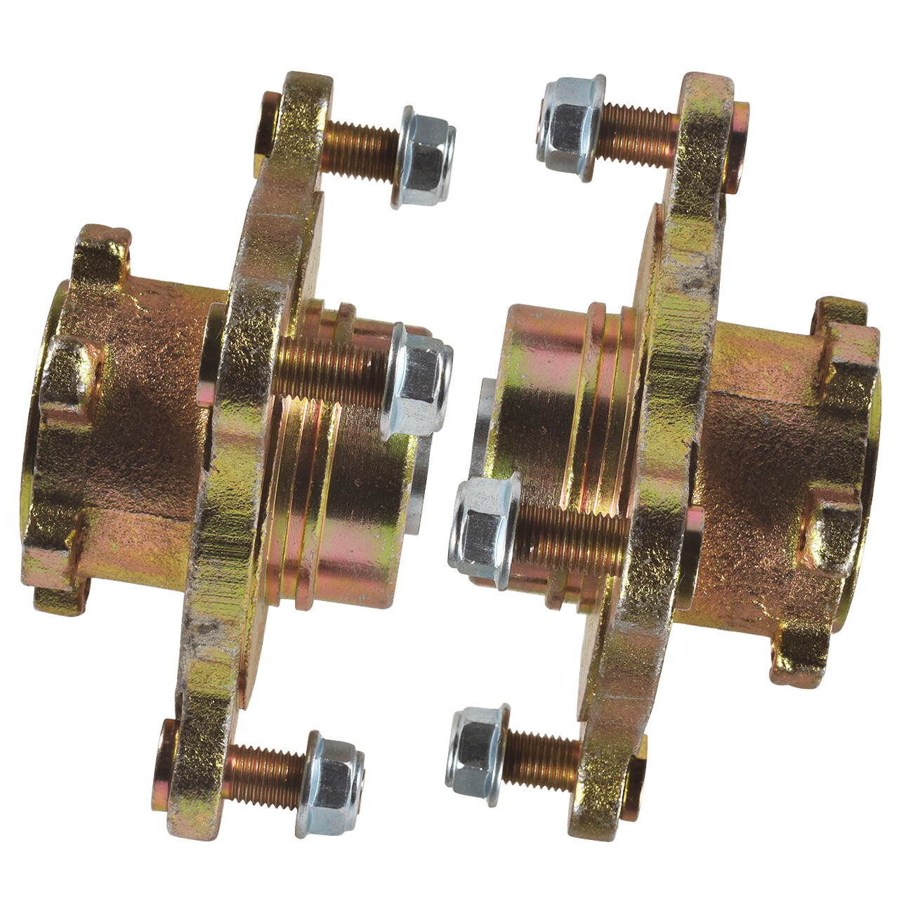 2x 4 Stud Front Wheel Rim Bearing Axle Hub For 125cc 110cc Quad Bike ...