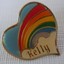 Vintage Rainbow Heart Personalized Pin Many Names to Choose From | eBay