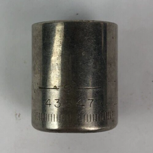 Craftsman 15mm 6 Point 3/8" Drive Shallow Socket Inverted G 43547 Made ...