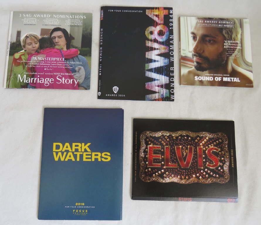 10 FYC DVDs Complete Movies Elvis, Parasite, Sound of Metal, Minari ...