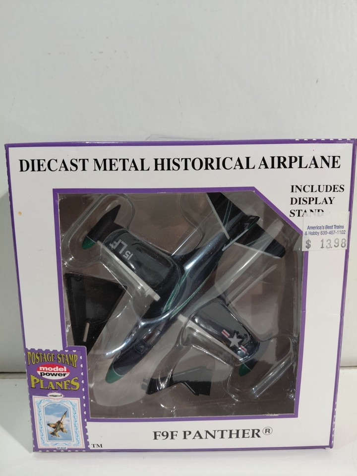 Model Power 5393-1 Postage Stamp 1:100 Scale Die Cast F9F Panther ...