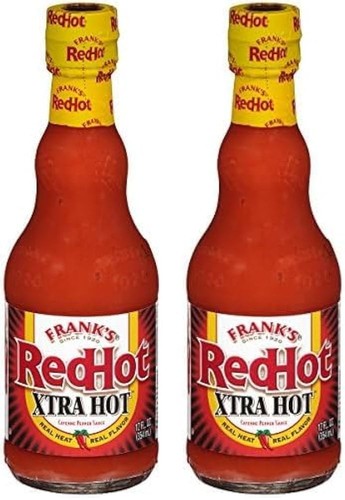 Frank's RedHot Xtra Hot Cayenne Pepper Hot Sauce (Keto Friendly), 12 fl ...