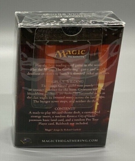 Magic The Gathering MTG Guildpact Gruul Wilding Theme Deck New Sealed ...