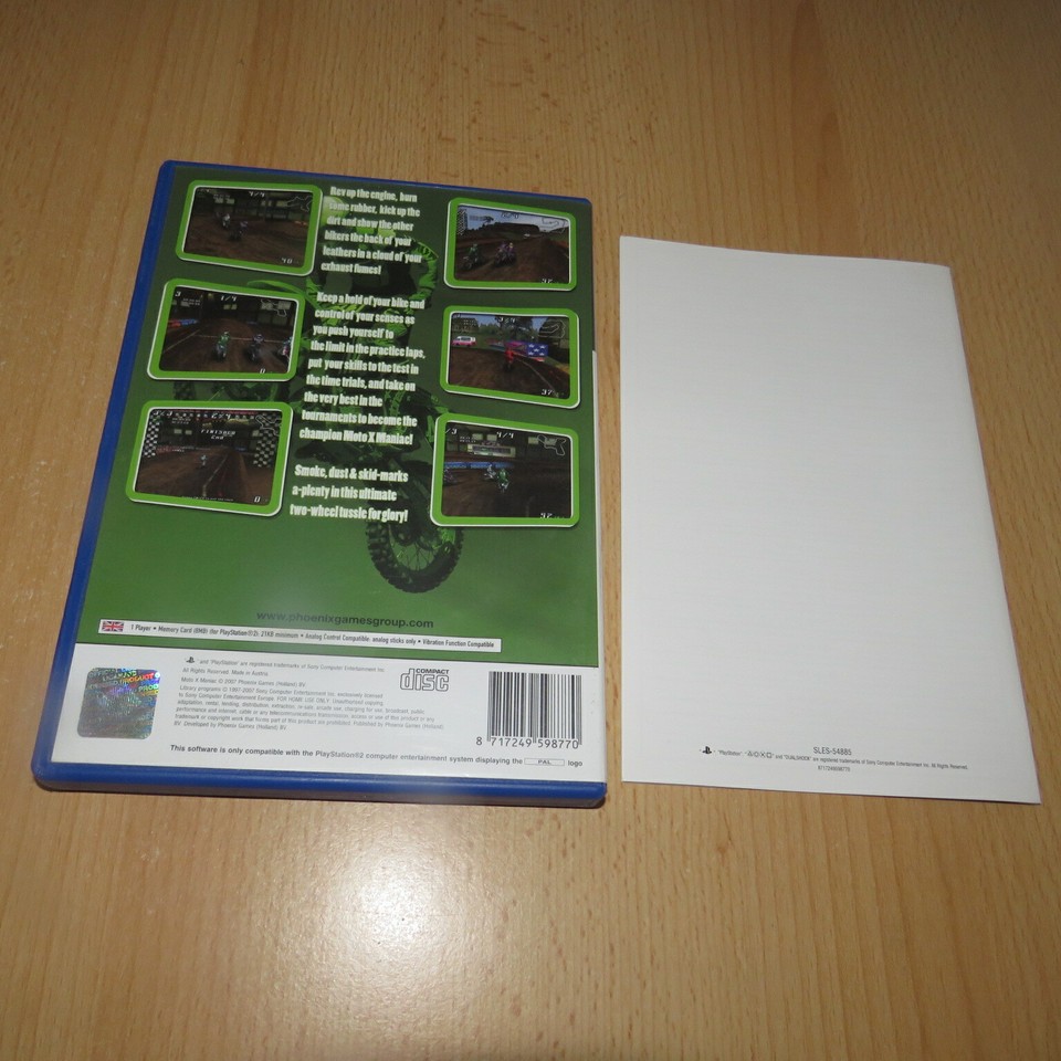 Moto X Maniac - PS2 PlayStation 2 -pal version | eBay