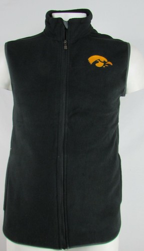 Iowa Hawkeyes NCAA Men's Black Full-Zip Vest | eBay