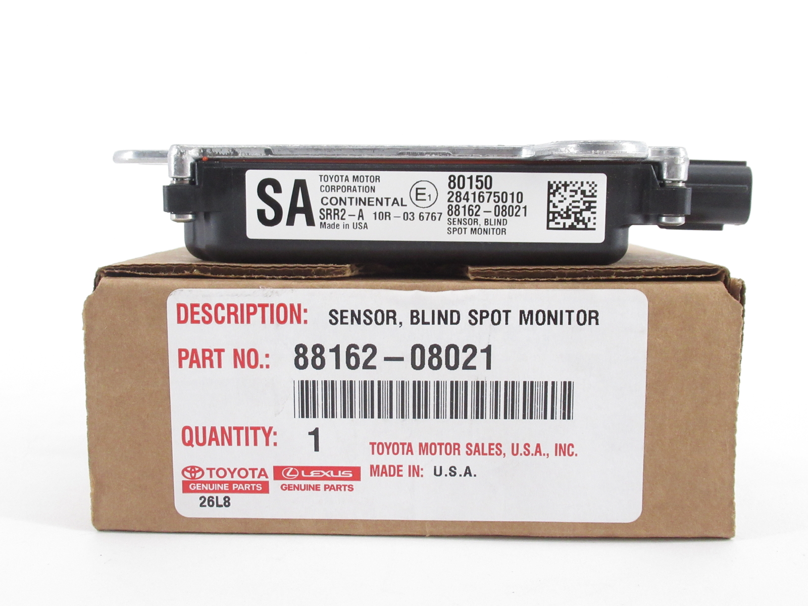 Genuine OEM Toyota 88162-08023 RH Blind Spot Monitor Sensor 2015-2018 ...